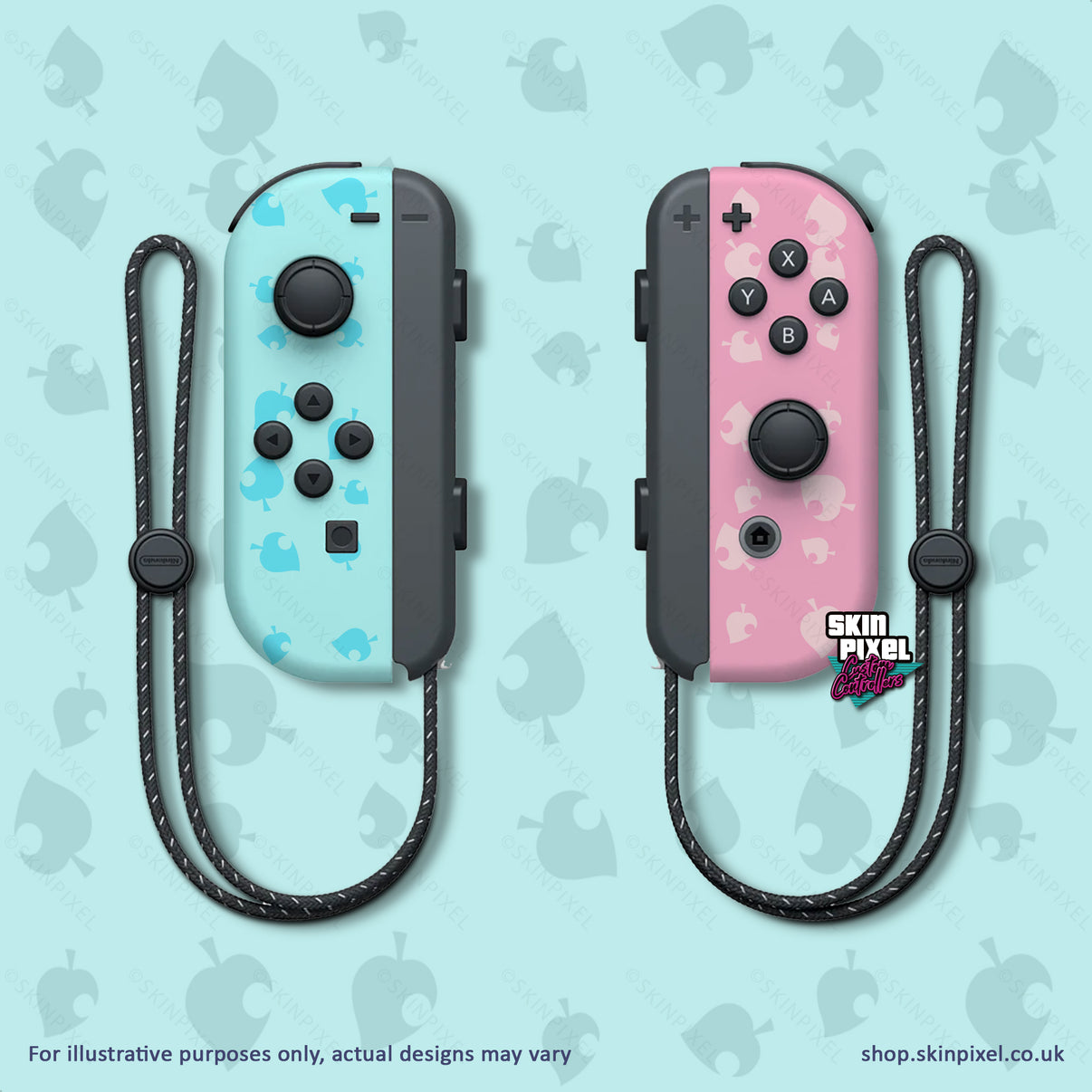 Animal Crossing Leafy Joy-Con – Skin Pixel